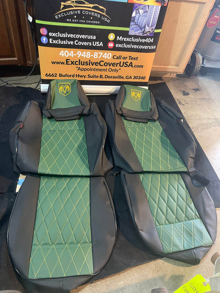 2010-2014 Dodge Challenger Custom Seat Cover – Exclusive Covers USA